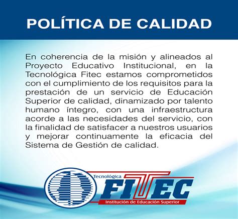 Sistema de gestión de calidad