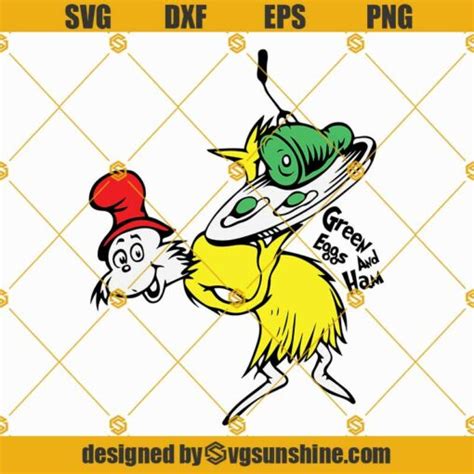 Green Eggs And Ham Svg I Do Not Like Green Eggs And Ham Svg Dr Seuss