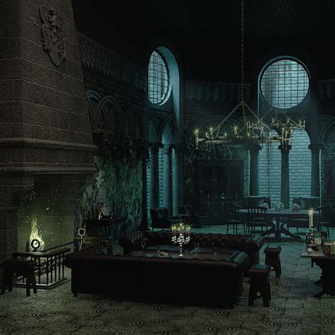 Slytherin Common Room By Slytherin House Hogwarts Slytherin