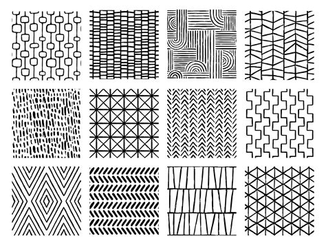 Set Of Aesthetic Contemporary Printable Seamless Pattern With Abstract