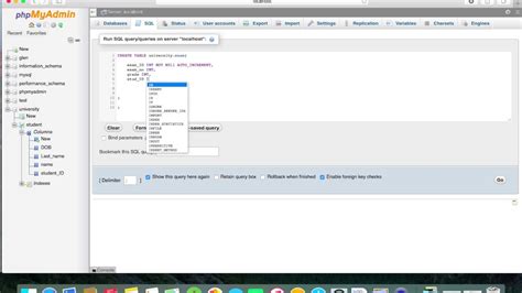 MYSQL Create Table Dynamically With FOREIGN KEY YouTube