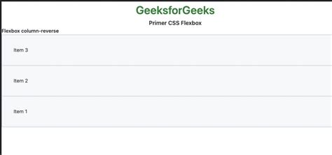 primer css flexbox geeksforgeeks