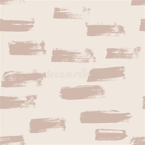 Seamless Nude Vector Handmade Abstract Brush Strokes Background Ink