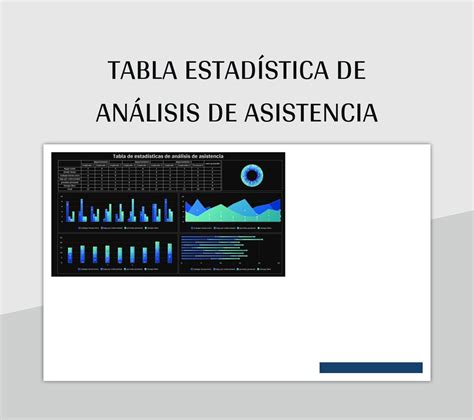 Plantilla de Excel Tabla De Estadísticas De Diseño Del Formulario De