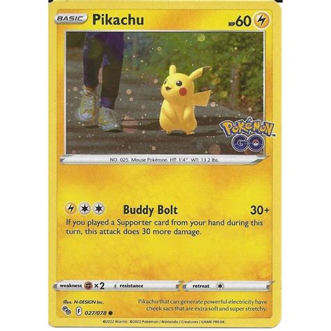 Pokemon Trading Card Game Pikachu Cosmo Holo Promo Card