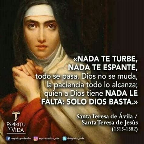 Pin De Jose Maria Pozo Dominguez En Frases Bellas Teresa De Avila