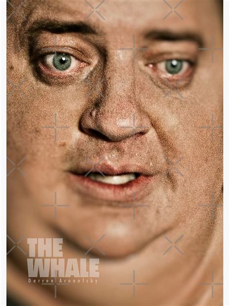 The Whale Poster Brendan Fraser Darren Aronofsky Movie Print Cult