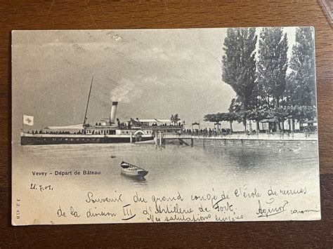 Dampfschiff Bateau à vapeur Vevey lac Léman Kaufen auf Ricardo