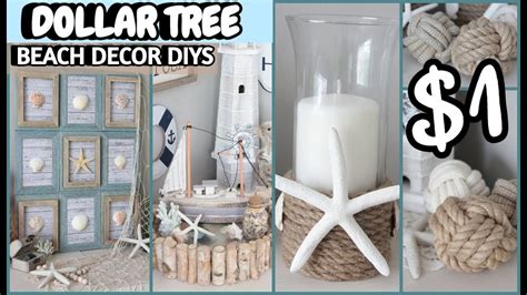 Dollar Tree Beach Decor Diys Youtube