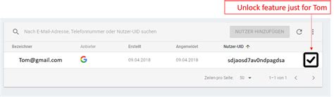 android unlock feature in app based on signed in user via firebase stack overflow
