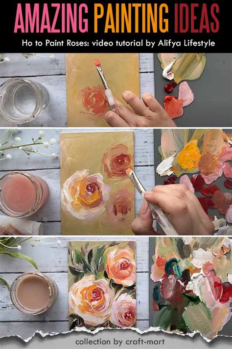 Flower Painting Ideas For Beginners Best Flower Site