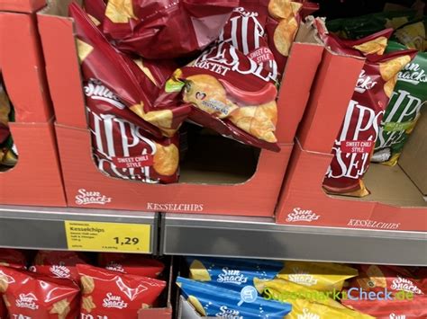 Sun Snacks Chips Im Kessel Ger Stet G Sweet Chili Geschmack Preis