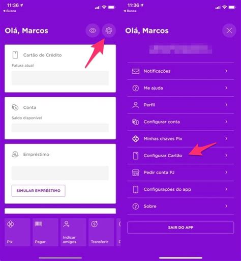 Nubank como desativar o pagamento por aproximação do cartão pelo app