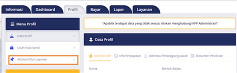 Cara Memunculkan Fitur Layanan Pada DJP Online Blog Online Pajak