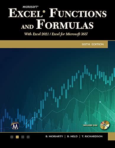 microsoft excel functions and formulas sixth edition with excel 2021 excel for microsoft 365
