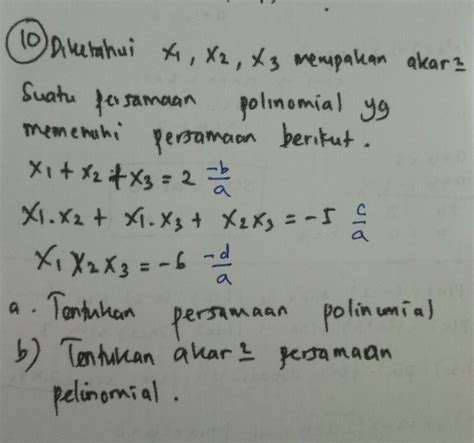 Mencari Akar Persamaan Pangkat 3