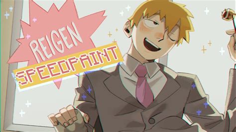 REIGEN SWEEP Mob Psycho 100 Speedpaint YouTube