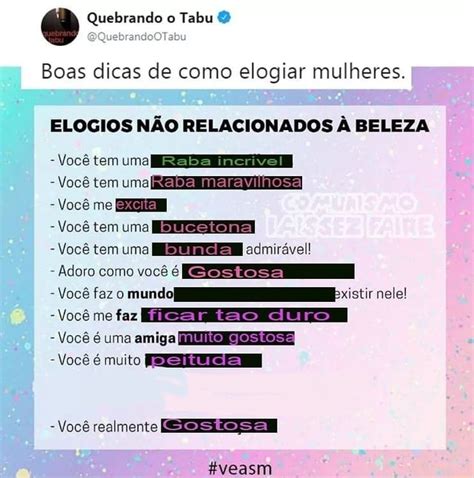 E Boas dicas de como elogiar mulheres ELOGIOS NÃO RELACIONADOS À