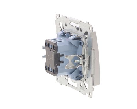 Simon 54 Łącznik schodowy srebrny mat DW6A 01 43 Kontakt Simon TIM SA