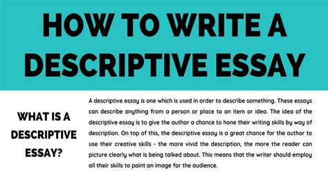 Best Descriptive Article Writing Tips And Techniques