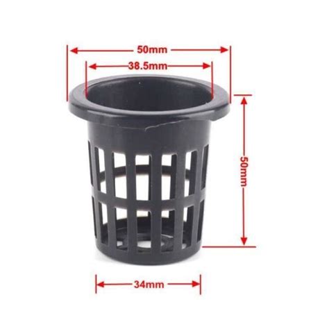 WE12924 Panier de culture hydroponique pour légumes Pot à mailles en