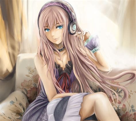 Fond d écran Anime Filles anime Cheveux roses cheveux longs