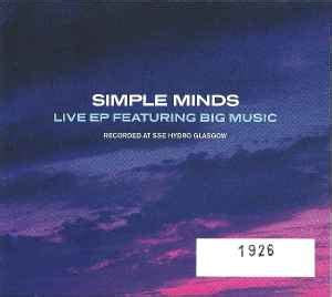 Simple Minds Live EP Featuring Big Music CD EP Limited Edition