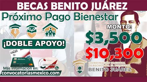 Fecha Del Deposito Becas Benito Preescola Primaria Secundario Y