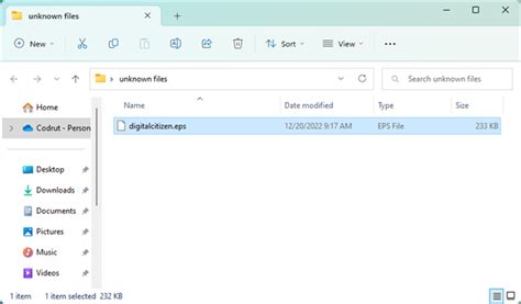 how to open an unknown file in windows