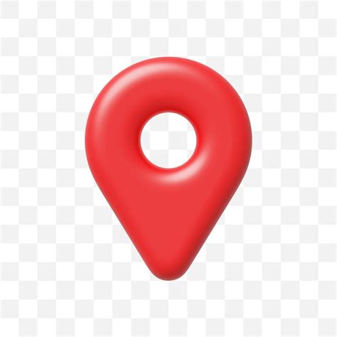 Ubicación pin mapa icono 3d Archivo PSD Premium