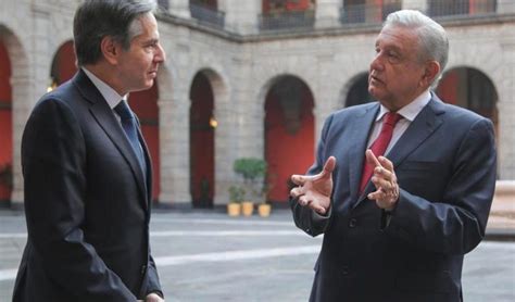 AMLO y Antony Blinken se reúnen en Palacio Nacional para hablar sobre