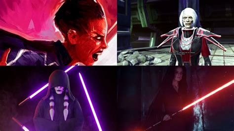 Female Sith With Two Lightsabers 100 Originalused Pinnaxis