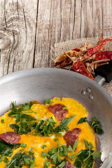Recette Omelette Au Fromage Et Au Chorizo Marie Claire