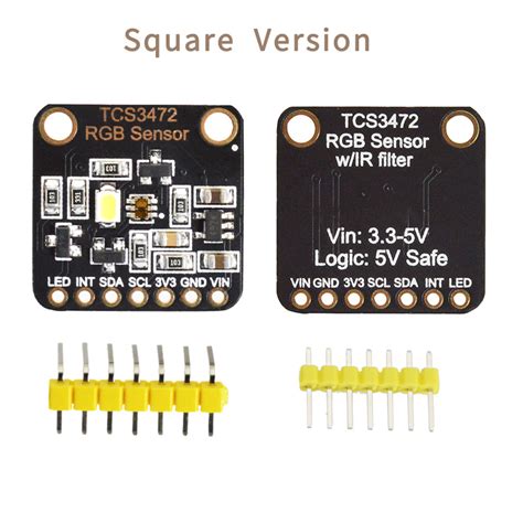 tcs34725 color recognition sensor bright light sensing module rgb iic supports for arduino stm32