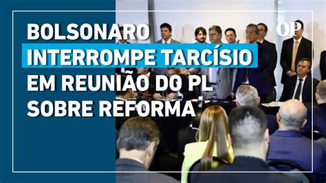 Reforma Tributária Tarcísio é interrompido por Bolsonaro em reunião do