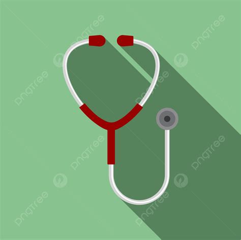 Doctor Stethoscope Health Vector Hd Images Stethoscope Icon Flat