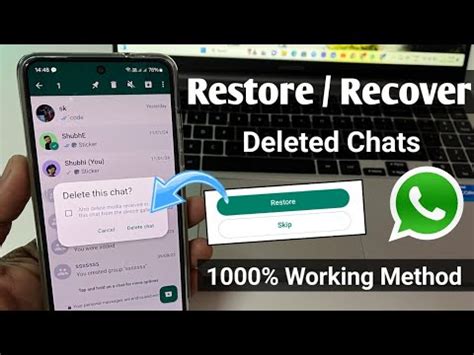 How To Recover Whatsapp Chat How To Recover Whatsapp Deleted Messages