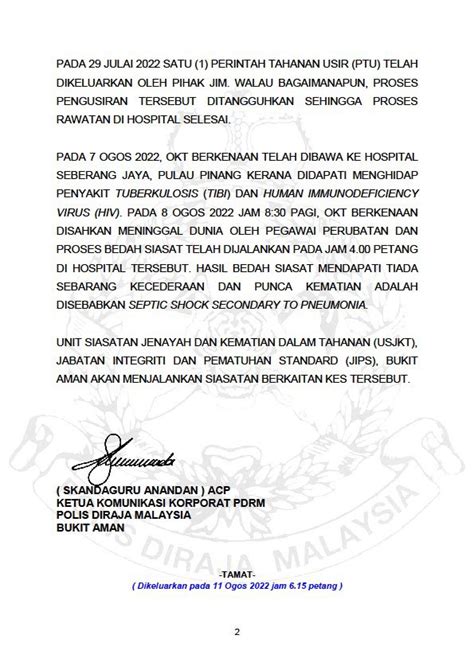Bernama On Twitter Rt Pdrmsia Kenyataan Media Ketua Komunikasi