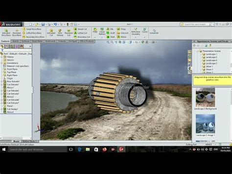 Tutorial Make A New Crankshaft In Solid Work Software Solid 3D Cad