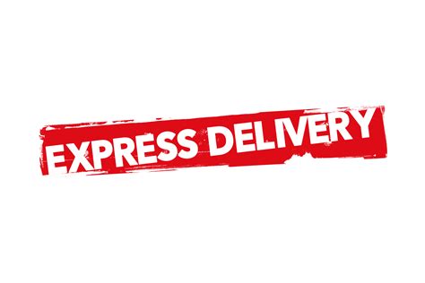 Grunge Express Delivery Label PNG And PSD PSDstamps