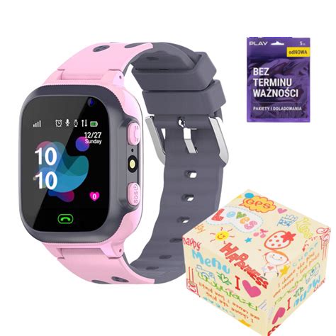 Smartwatch Dla Dzieci Zegarek Smartband Lokalizator Gps Aparat Karta