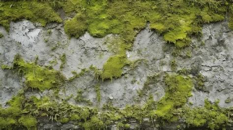 Mossy Cement Wall Texture Background Grunge Wall Dirty Wall Old Wall