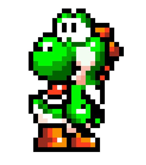 8bit Yoshi By Coleman Walker Pixel Art Yoshi Cool Pixel Art