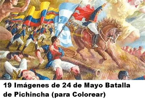 Im Genes Batalla De Pichincha De Mayo Para Colorear