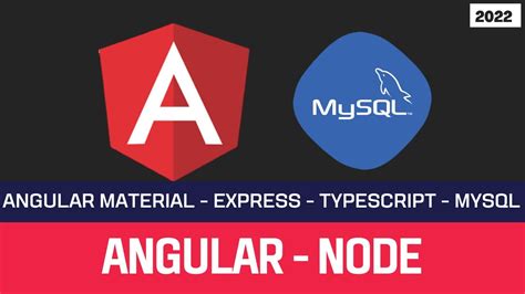 angular material node express typescript and mysql crud youtube