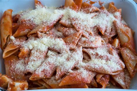 Pasta Al Forno Baked Pasta With Tomato And Mozzarella Living A Life