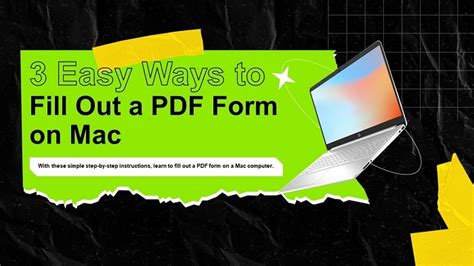 the 3 best method to fill out a pdf form on mac