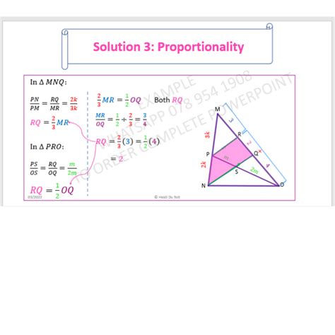 gr 12 euclidean geometry ratio and proportionality teacha