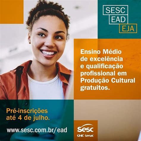 Sesc Rondônia abre inscrições para segunda turma do EAD EJA Educação
