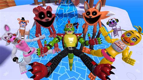 NEW HYPER DESTROY ALL FNAF Security Breach Animatronics Boneworks
